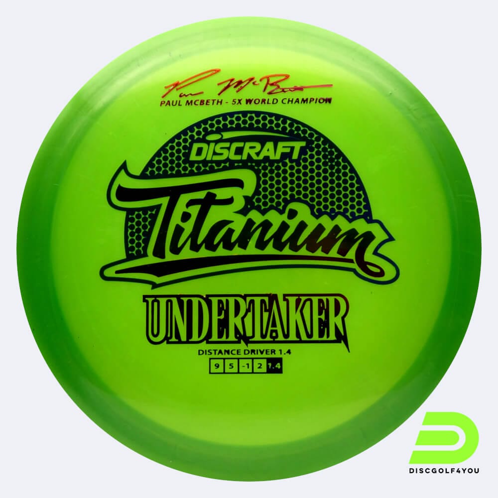 Discraft Undertaker - Paul McBeth Signature Series | Distance Driver ...